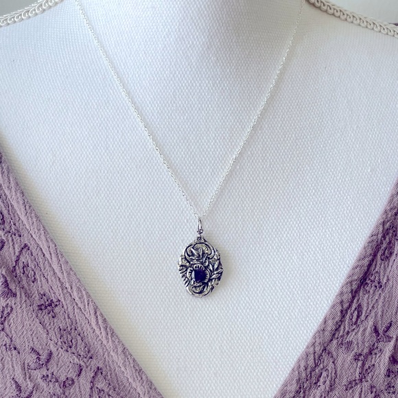 Jewelry | Sterling Silver Plated Necklace 18 Inches Long Length Spring ...
